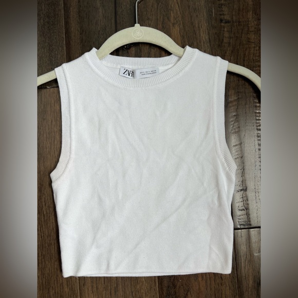 Zara | Tops | Zara Cropped Tank Top | Poshmark